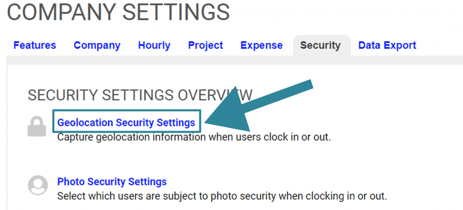 Geolocation Security Settings