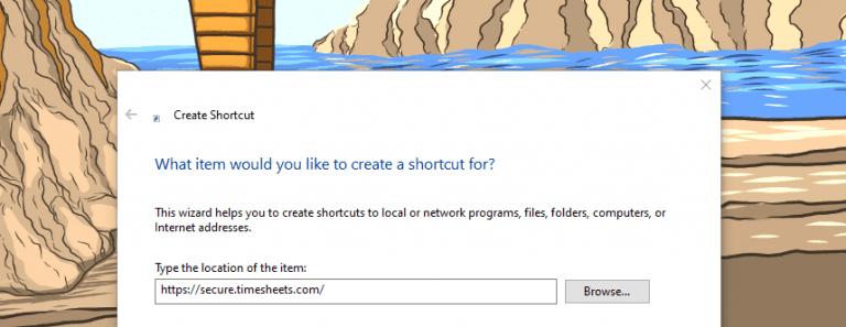 Add a Login Shortcut to Your Desktop