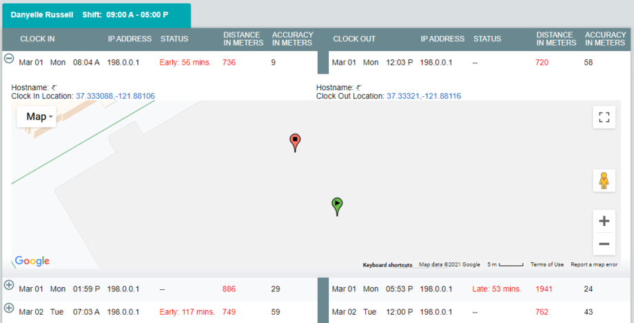4. Location and Tardy Reports