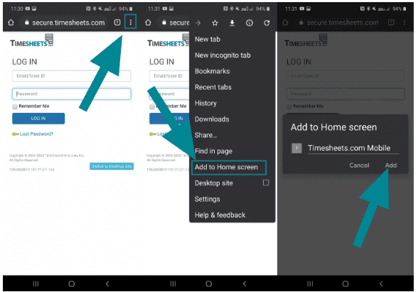 Agregar Un Icono De Inicio De Sesión En Teléfono Android